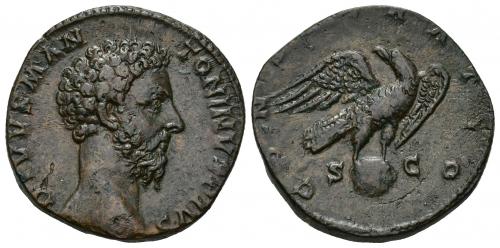 IMPERIO ROMANO. MARCO AURELIO. Sestercio. Roma (192). Restit