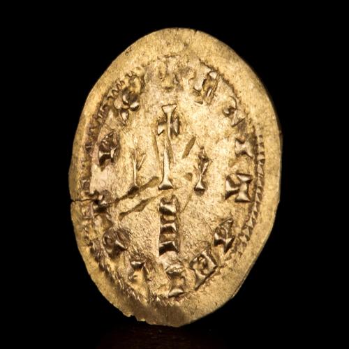 REINO VISIGODO. WITIZA. Tremissis. Egitania. AU 0,77 g. 20,2